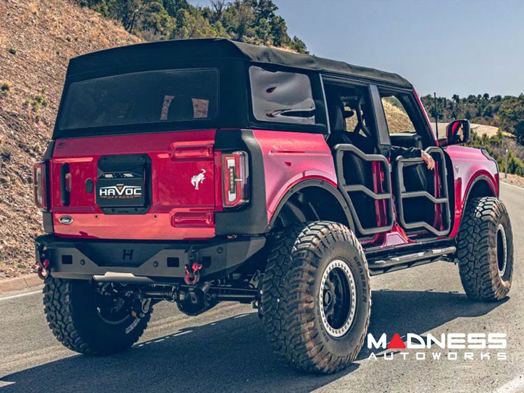 Ford Bronco RearBumper - Steel Bender - Textured Black - Havoc